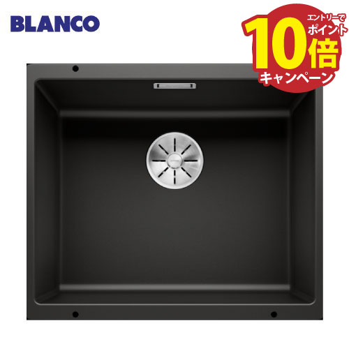 【楽天市場】【LINEクーポン配布中】キッチンシンク SUBLINE 500-U black ブラック [BLANCO-525995 ...