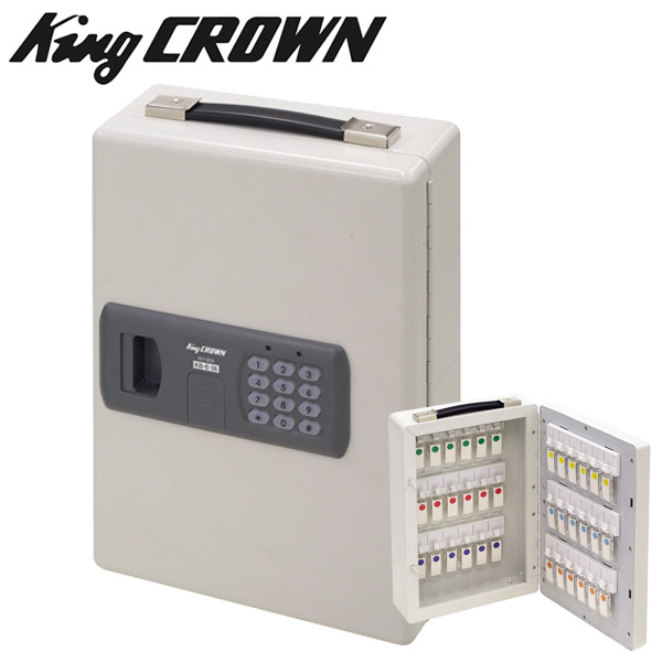 【楽天市場】【ポイント10倍】キーボックス (36本掛け) KB-E-36 ライトグレー セーフティーボックス セーフティボックス 防犯 オフィス 事務所 鍵保管 鍵収納 鍵管理 日本アイエス ...