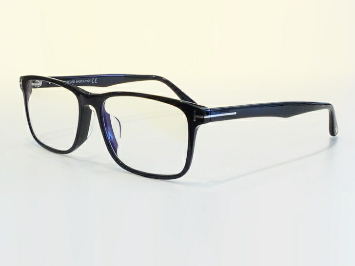 【楽天市場】【度付対応】TOM FORDトムフォード TF5752-F-B 001 ブルーライトカット 度入れ可能 メンズ メガネフレーム ...
