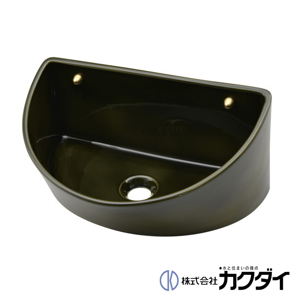 【楽天市場】カクダイ KAKUDAI※メーカー直送のみ※【493-191-GR】※壁掛手洗器 茶：施主のミカタ