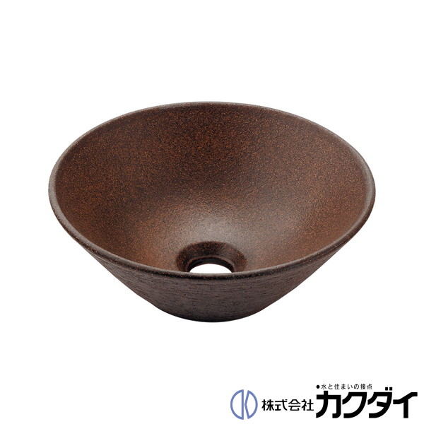 【楽天市場】カクダイ KAKUDAI※メーカー直送のみ※【493-267-M】※丸型手洗器 窯肌：施主のミカタ