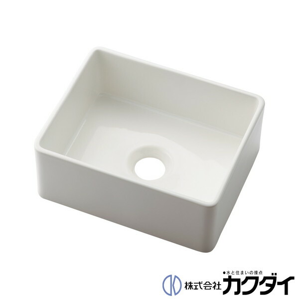 【楽天市場】カクダイ KAKUDAI※メーカー直送のみ※【493-272-W】※角型手洗器 ホワイト：施主のミカタ