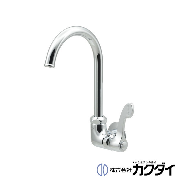 【楽天市場】カクダイ KAKUDAI【708-007-13QR】厨房用横形スワン水栓：施主のミカタ