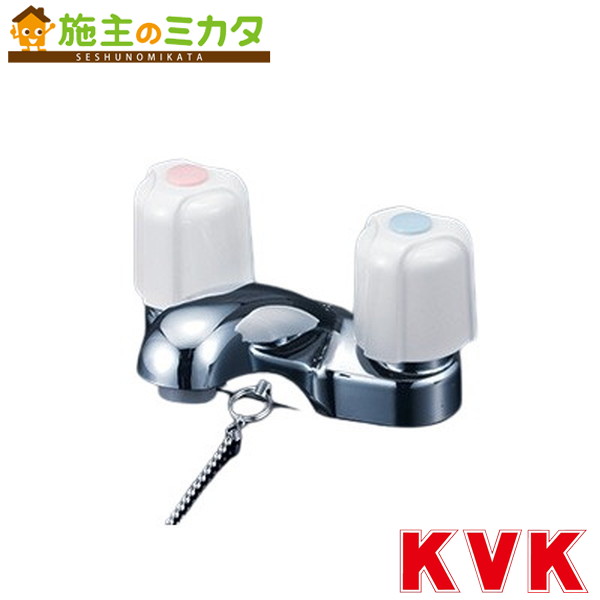 【楽天市場】KVK【KM66GCN】2ハンドル混合栓(ヒートン付) 混合水栓 蛇口：施主のミカタ