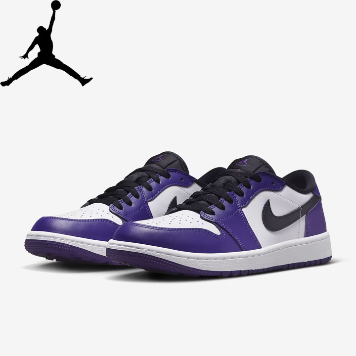 【楽天市場】NIKE GOLF ナイキ ゴルフ AIR JORDAN 1low G エア ジョーダン ホワイトパープル DD9315-105 ...