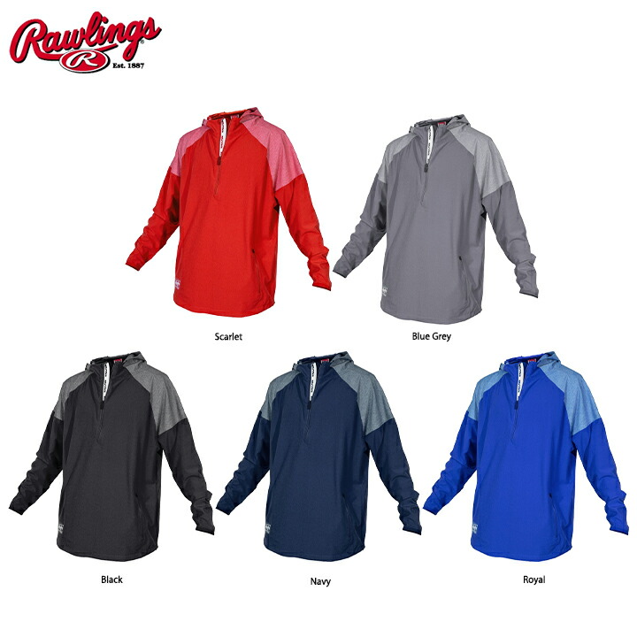 【楽天市場】ローリングス Rawlings カラーシンクロングスリーブジャケット大人用 RAWLINGS COLORSYNC LONG ...