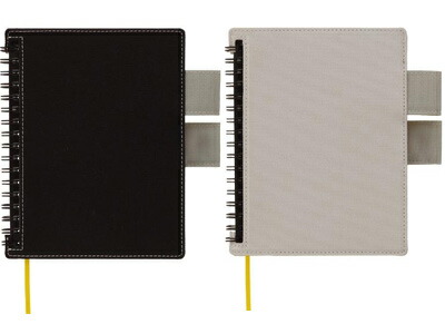 【楽天市場】キングジム KING JIM / ショットノート SHOT NOTE ツインリングタイプ カバー付 Mサイズ A6変形（9121C ...