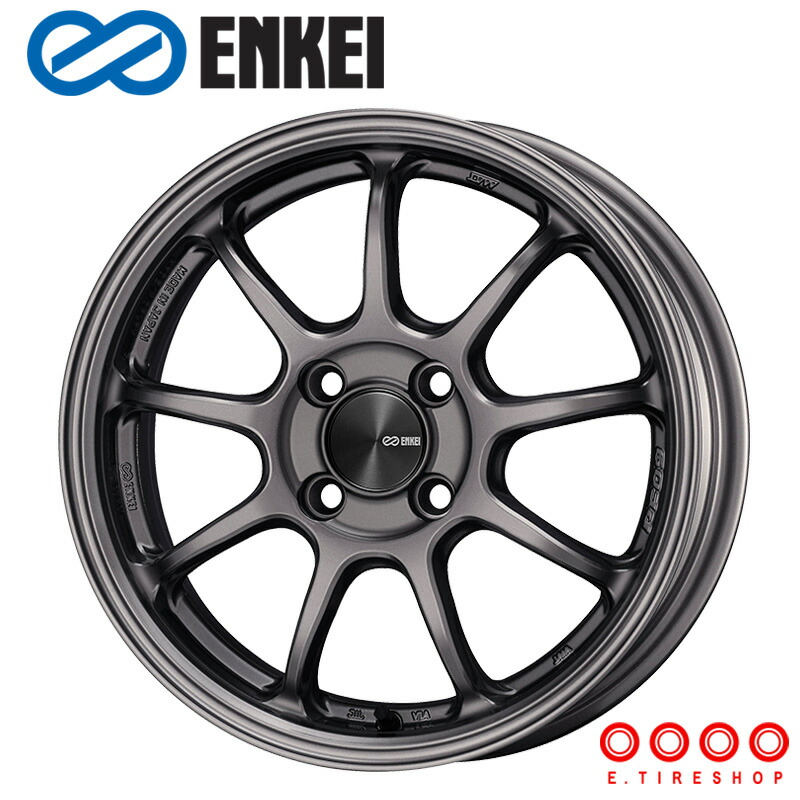 【楽天市場】ENKEI PF09 15×6.0J PCD100 4H INSET+42 ボア径φ67 ダークシルバー (DS) 15インチ ホイール単品 1本 エンケイ ENKEI ...