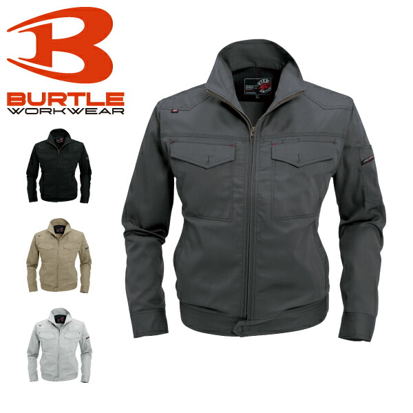 【楽天市場】バートル 長袖ジャケット 1101 日本製生地使用【春夏】ジャンパー ブルゾン 作業着 作業服 メンズ BURTLE【5L】：プラスワーカー 楽天市場店