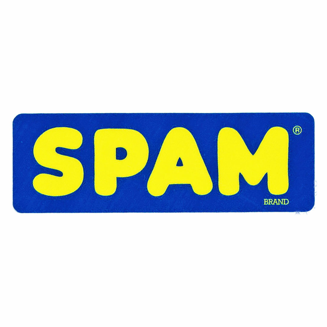 【楽天市場】STICKER / SPAM LOGO BL ステッカー シール アメリカン雑貨 ：ウエストコースト アウトドアShop