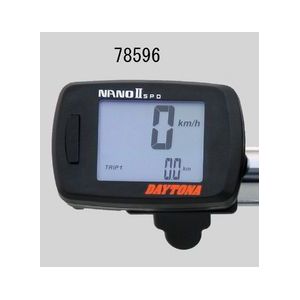 【楽天市場】【スーパーSALE限定クーポンあり！】DAYTONA デイトナその他計器類 NANO デジタルスピードメーター D78596 ...