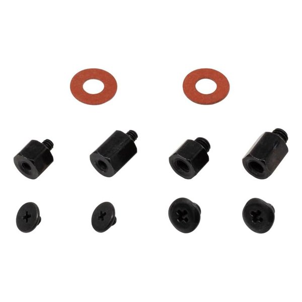 【楽天市場】【8/10は要エントリー抽選で最大1万ポイント＆クーポン配布】AINEX アイネックスM.2 SSD固定用ネジ・スペーサーセット ブラック マザーボードに対応 SCM-05A-BK ...