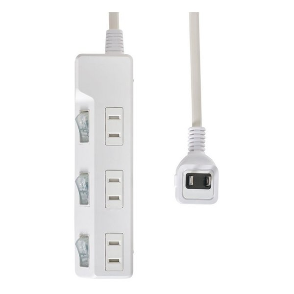 【楽天市場】【20日は24時間限定クーポン配布！】ELPA エルパ耐雷SW付タップ 3個口 1m WLK-31S W(2587409)：e-zoa 楽天市場 SHOP