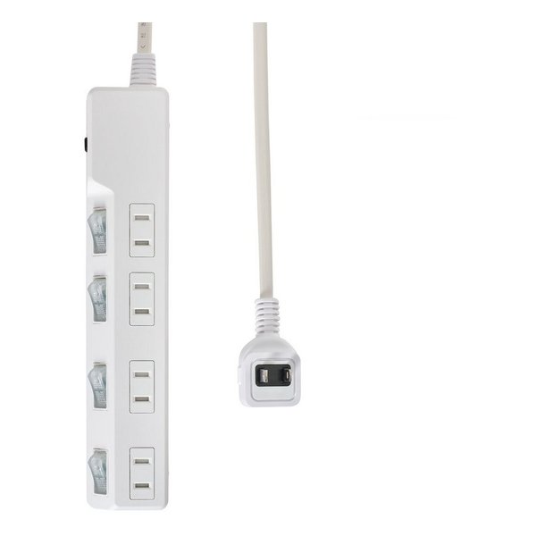 【楽天市場】ELPA エルパ耐雷SW付タップ ブレーカー 4個口 3m WLK-43B W(2587414)送料無料：e-zoa 楽天市場 SHOP