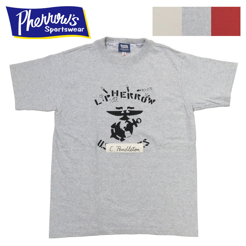 【楽天市場】フェローズ PHERROW'S 半袖 Tシャツ プリント " LPHERROW " 24S-PT24：アースマーケット