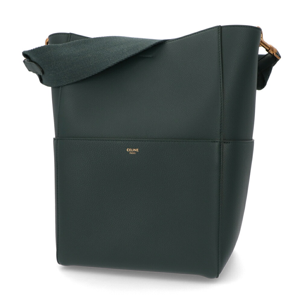 【楽天市場】【新品】セリーヌ CELINE バッグ ショルダーバッグ レディース サングルバケット SANGLE BUCKET ライトグリーン ...