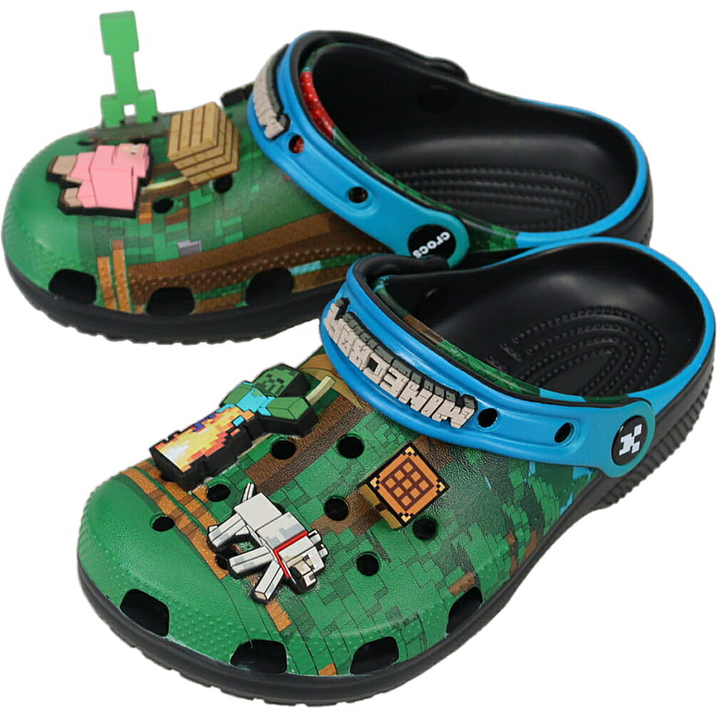 【楽天市場】【最大100%ポイントバック※要エントリー】クロックス crocs サンダル マインクラフト クラシック クロッグ ...
