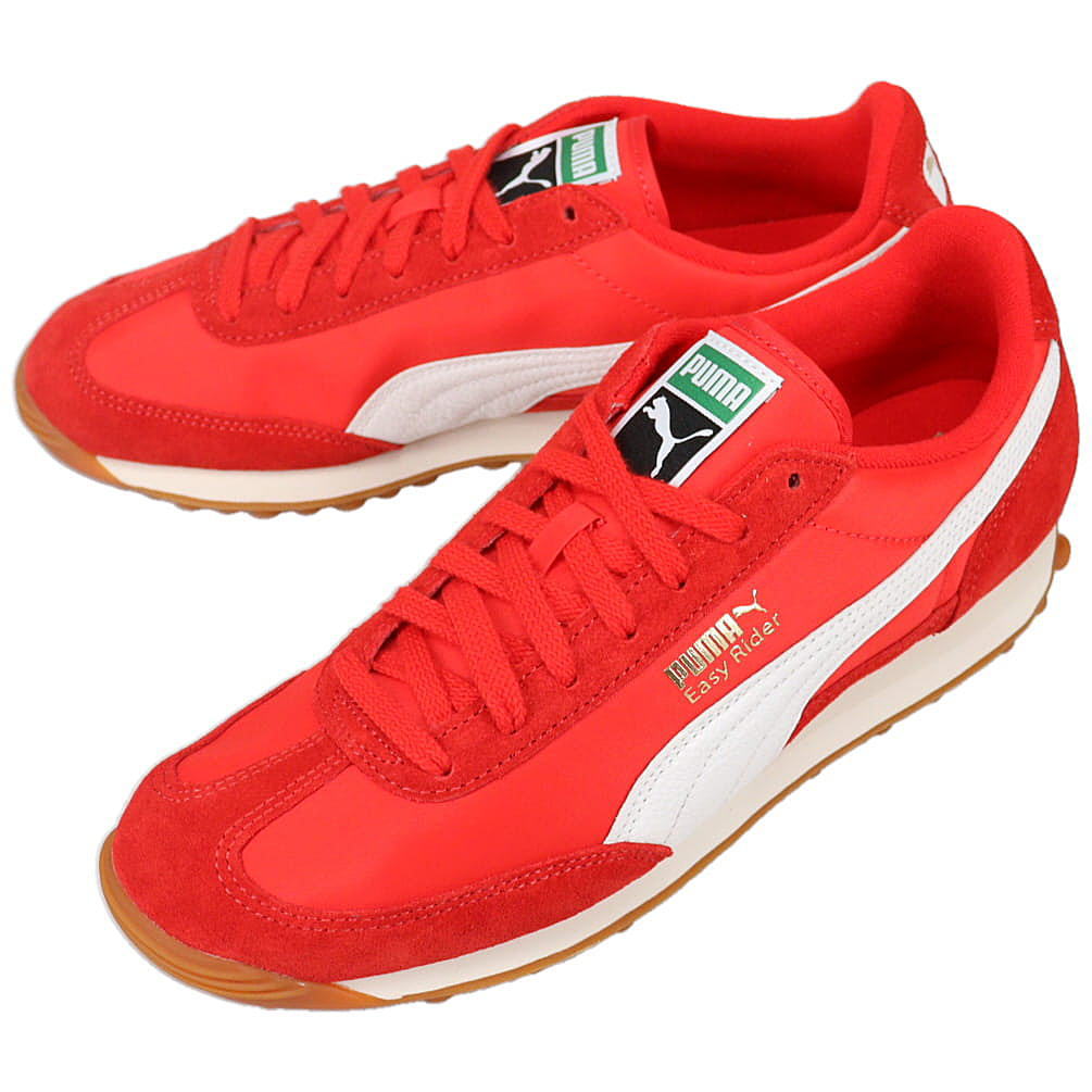 【楽天市場】プーマ PUMA スニーカー ユニセックス イージー ライダー ヴィンテージ Easy Rider Vintage プーマレッド ...