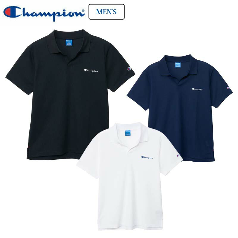 【楽天市場】チャンピオン ポロシャツ 25SS スポーツ メンズ 半袖 ワッフル素材 吸汗速乾 遮熱 UV トレーニング レジャー ランニング ジム C3-BS326 Champion ...
