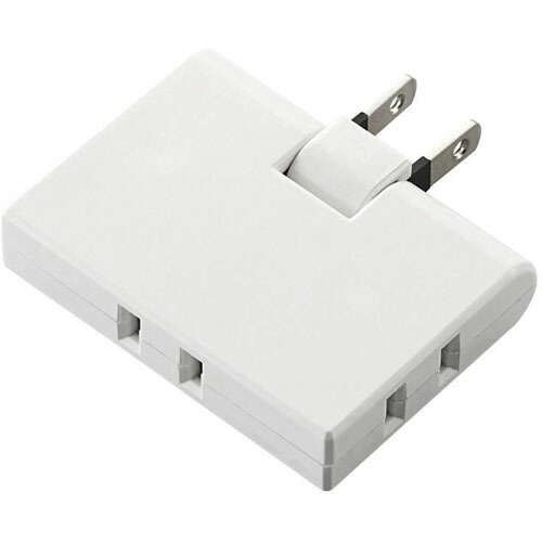 【楽天市場】エレコム(ELECOM) T-TR03-2300WH(ホワイト) トリプルタップ(コーナータイプ) 2ピン 3個口：ECカレント