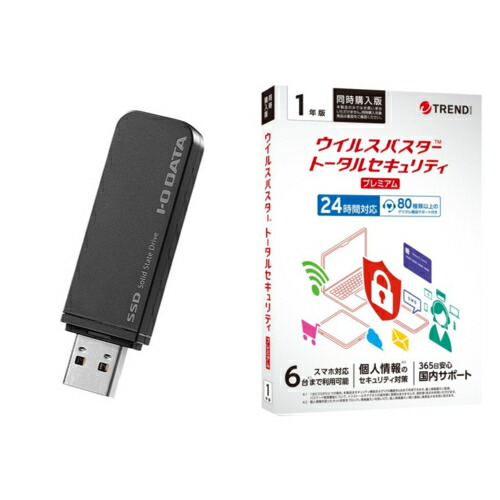 【楽天市場】SSPK-UT1 スティックSSD 1TBとウイルスバスター TS プレミアム 1年版 同時購入用セット：ECカレント