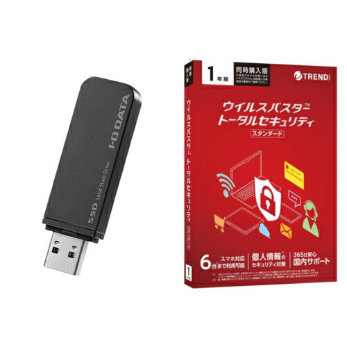【楽天市場】SSPK-UT1 スティックSSD 1TB と ウイルスバスター TSS 1年版 同時購入用セット：ECカレント