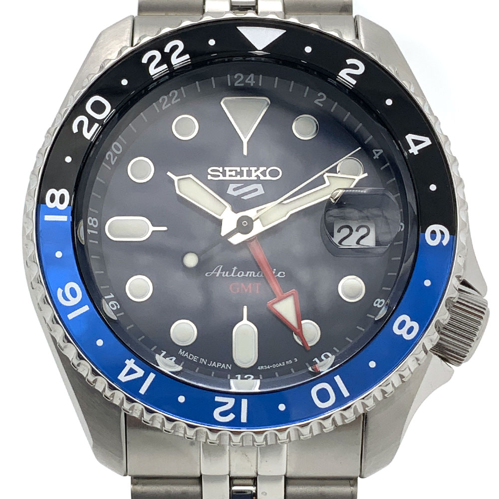 【楽天市場】SEIKO（セイコー） SBSC003 SEIKO5 GMT Blueberry SKX Sports Style AT セイコー ...