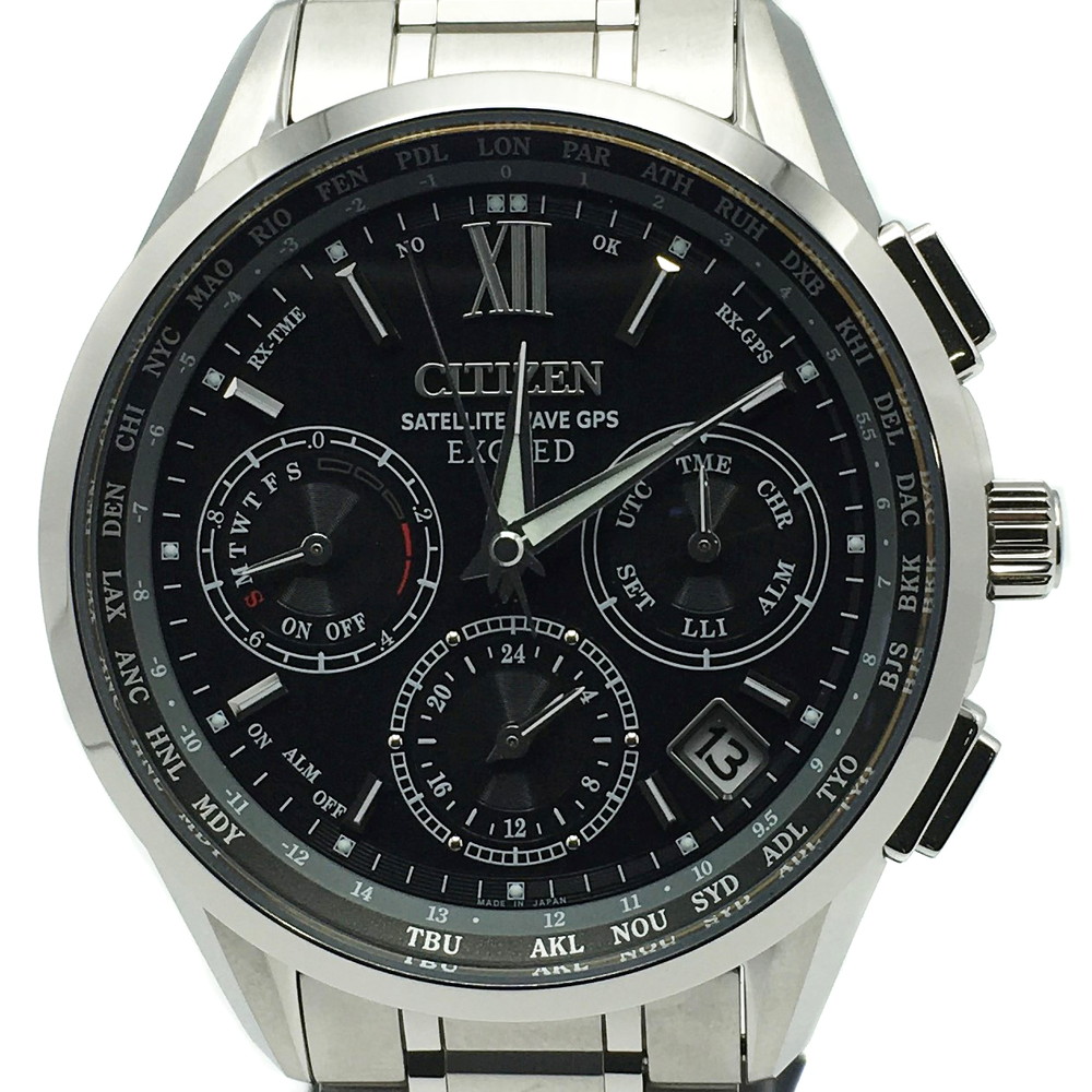【楽天市場】【中古】 CITIZEN （シチズン）CC4030-58E エクシード EXCEED エコ・ドライブ GPS F950 ソーラー ...