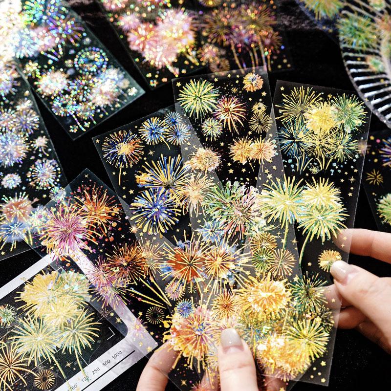 【楽天市場】ST634 花火 夏 夜空 夏休み 夏祭り PET コラージュ素材 シール コラージュシール ステッカー 手帳 デコ 日記 ジャンクジャーナル アンティーク ヴィンテージ レトロ ...
