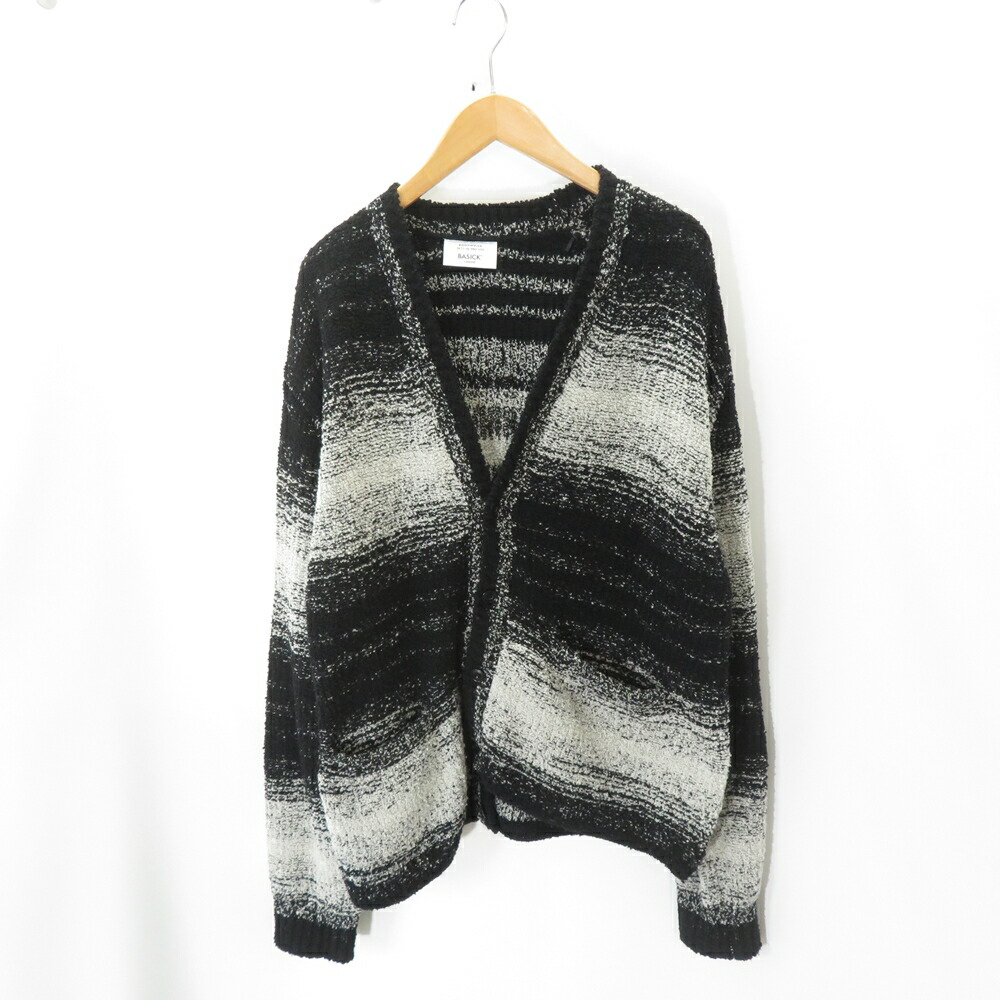 【楽天市場】BASICKS (CHRISTIAN DADA) Shadow Stripe Cardigan S0-0804 Size-M ベイ ...