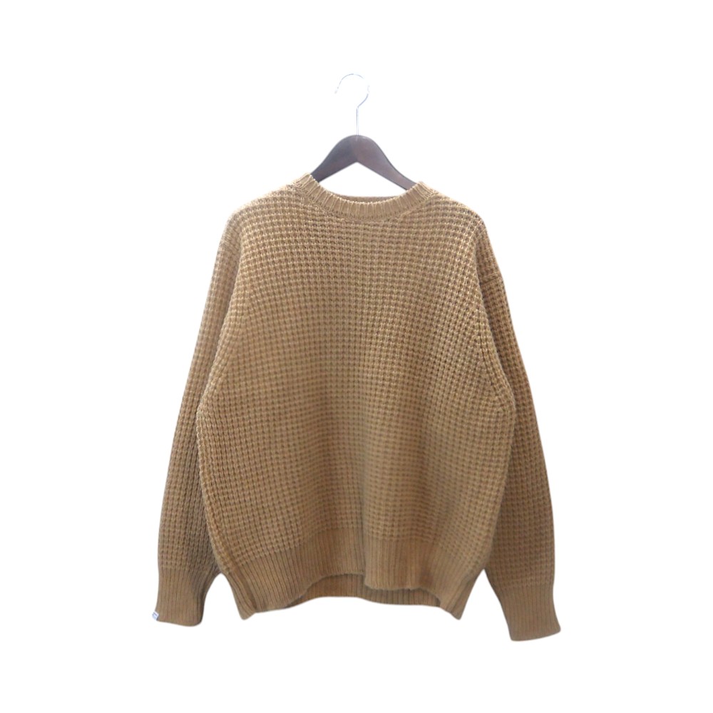 【楽天市場】DELUXE CLOTHING WAFFLE WOOL KNIT BEIGE サイズ38 D3165 デラックス クロージング ...