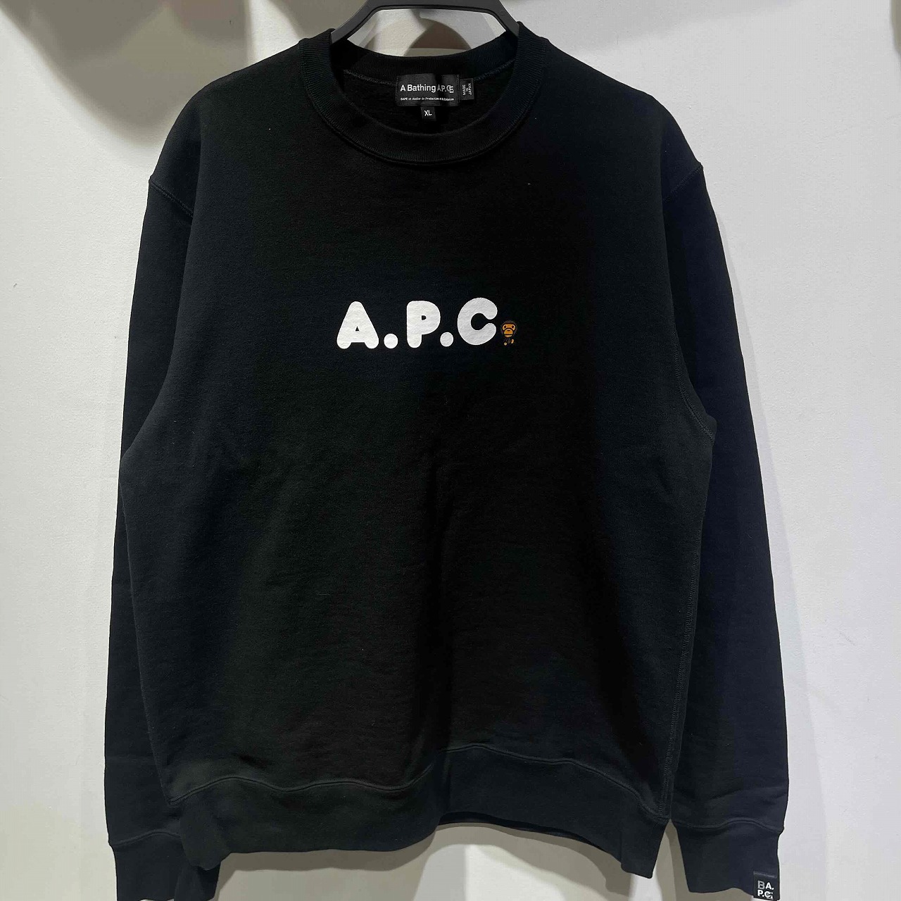 【楽天市場】A BATHING APE 22aw x A.P.C. MILO ON APC WIDE CREWNECK XLサイズ ...