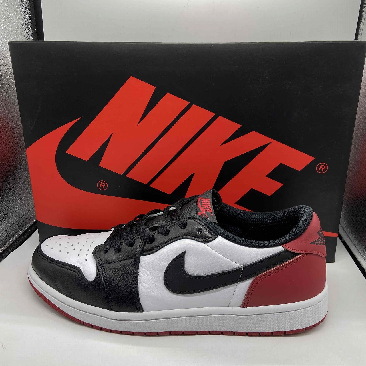 【楽天市場】NIKE 2023 AIR JORDAN 1 RETRO LOW OG BLACK TOE 28.5cm CZ0790-106 ...