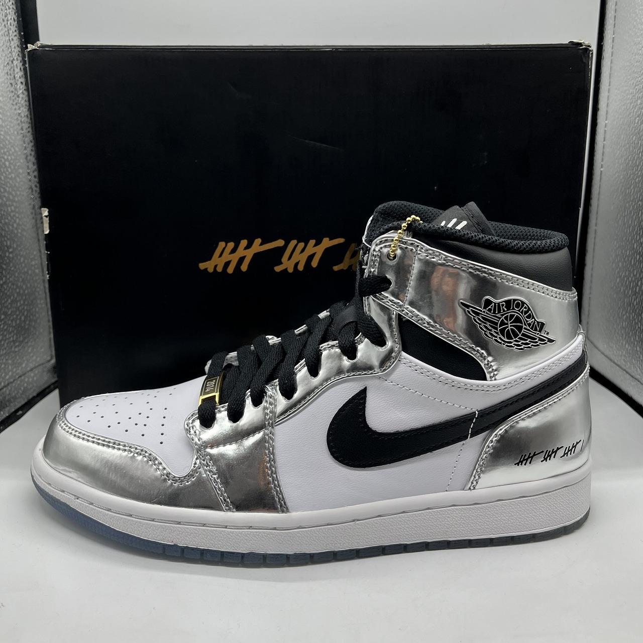【楽天市場】NIKE 2018 AIR JORDAN 1 RETRO HIGH THINK 16 PASS THE TORCH 26.0cm ...