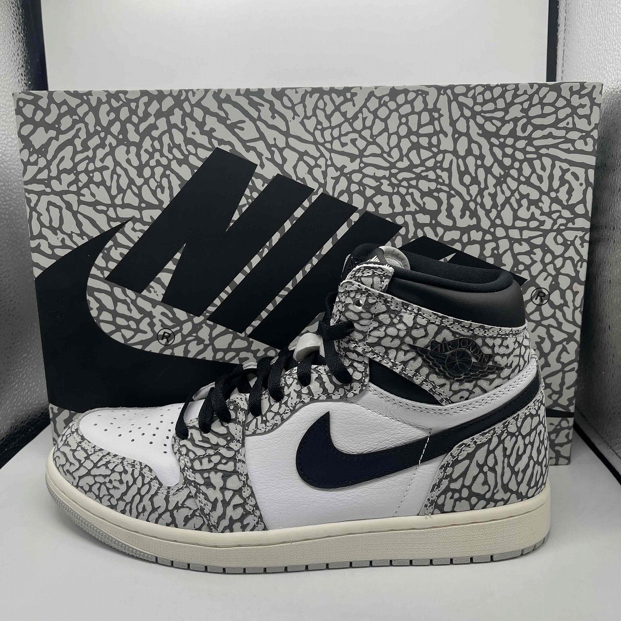 【楽天市場】NIKE 2023 AIR JORDAN 1 RETRO HIGH OG WHITE CEMENT 27.5cm DZ5485 ...