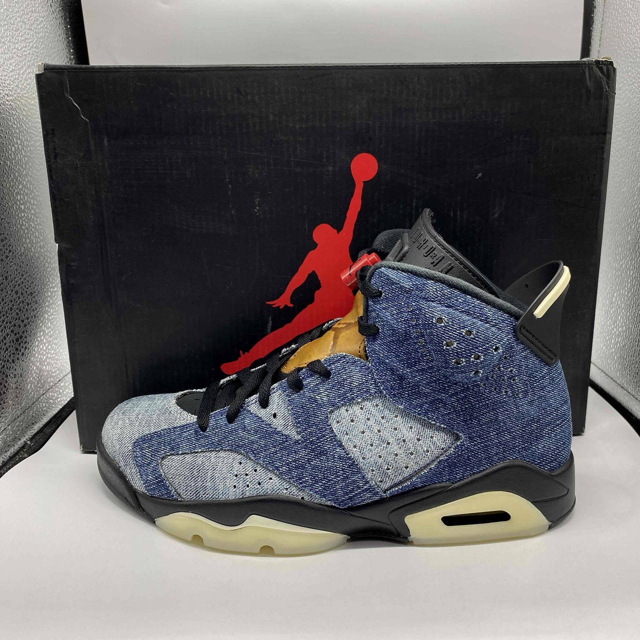 【楽天市場】NIKE 19aw AIR JORDAN 6 RETRO WASHED DENIM 25.5cm CT5350-401 ナイキ ...