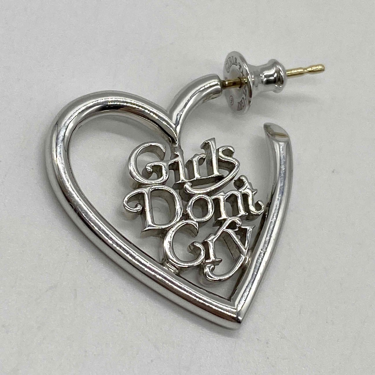【楽天市場】Girls Don't Cry x Careering Heart Earring 片耳 ガールズドントクライ キャリアリング ...