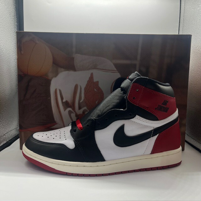 【楽天市場】NIKE AIR JORDAN 1 RETRO HIGH OG "BLACK TOE REIMAGINED" 27.5cm ...