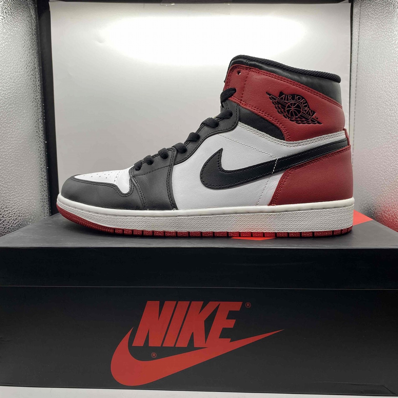 【楽天市場】NIKE 2013 AIR JORDAN 1 RETRO HIGH OG BLACK TOE SIZE-28.5cm 555088 ...