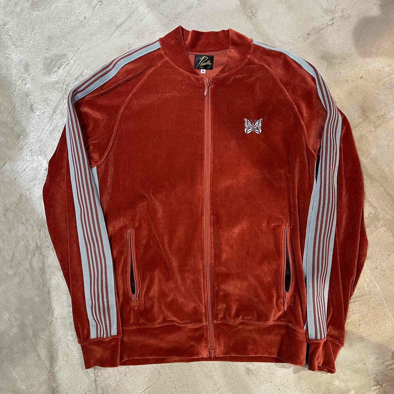 【楽天市場】NEEDLES RC TRACK JACKET SIZE-M ニードルズ ベロアパピヨントラックジャケット ジャージ 心斎橋店 ...