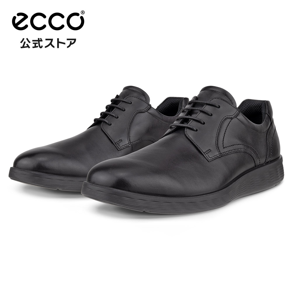 【楽天市場】[ECCO公式] エス ライト ハイブリット 本革 メンズ ドレスカジュアルシューズ BLACK 黒 レザー 通勤 履きやすい ...