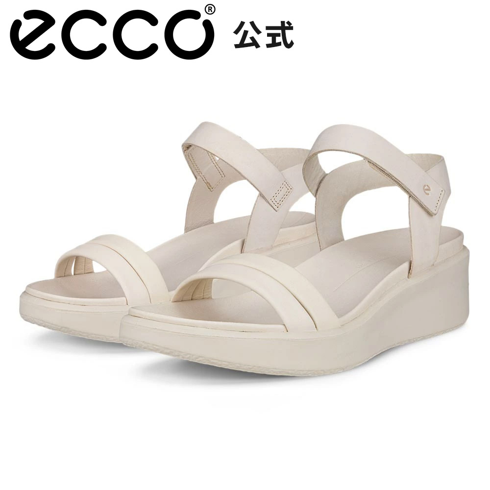 【楽天市場】[ECCO公式] ウィメンズ 本革 ウェッジ サンダル フロート エルエックスウェッジソール ストラップ 本革 通勤 通学 ...