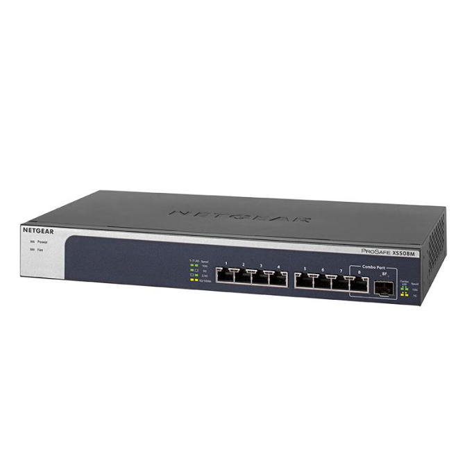 【楽天市場】NETGEAR ネットギア・インターナショナル XS508M 10Gx8ポート マルチギガ・アンマネージスイッチ XS508M ...