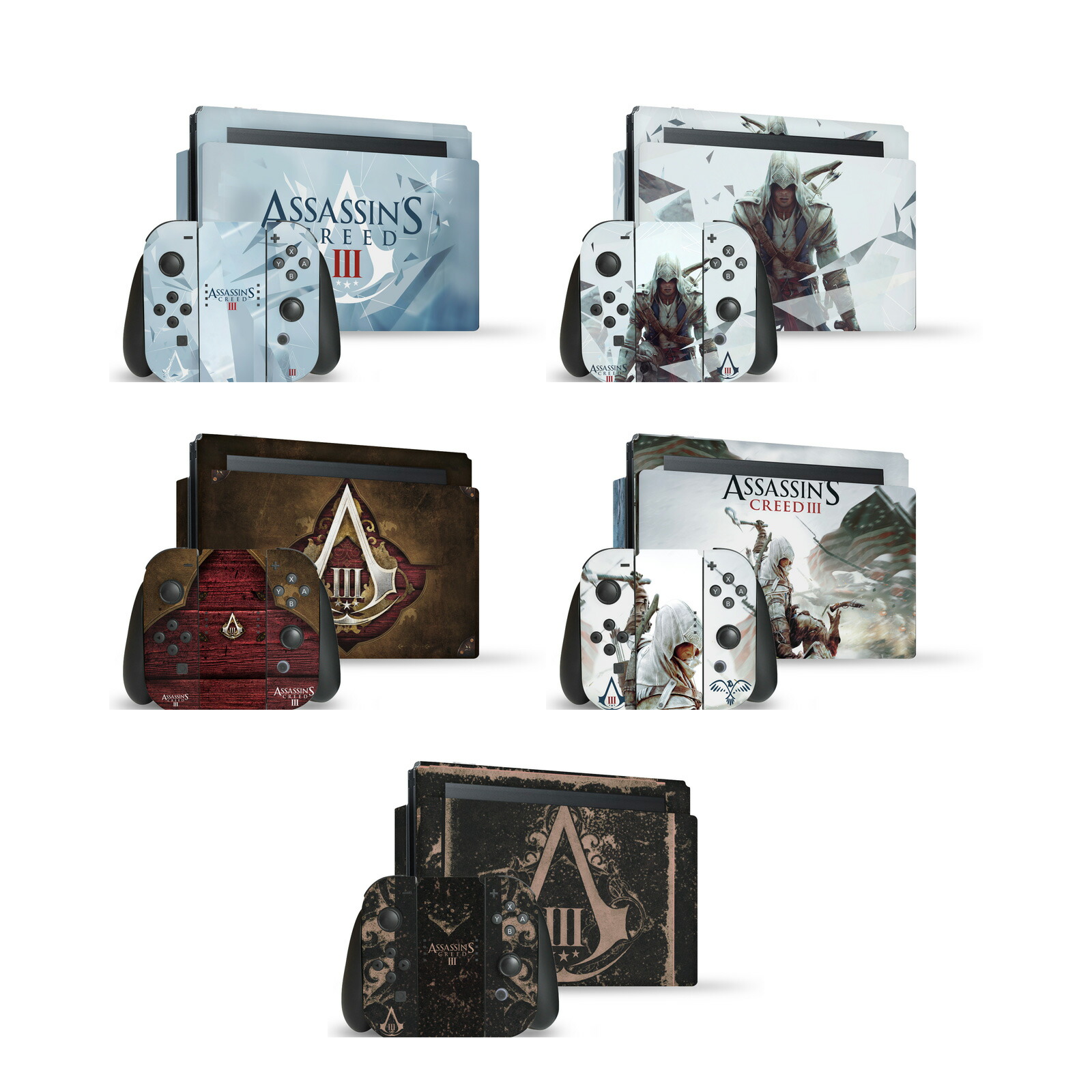 【楽天市場】公式ライセンス Assassin's Creed III グラフィック マット加工 ビニールステッカー スキン 転写シール ...
