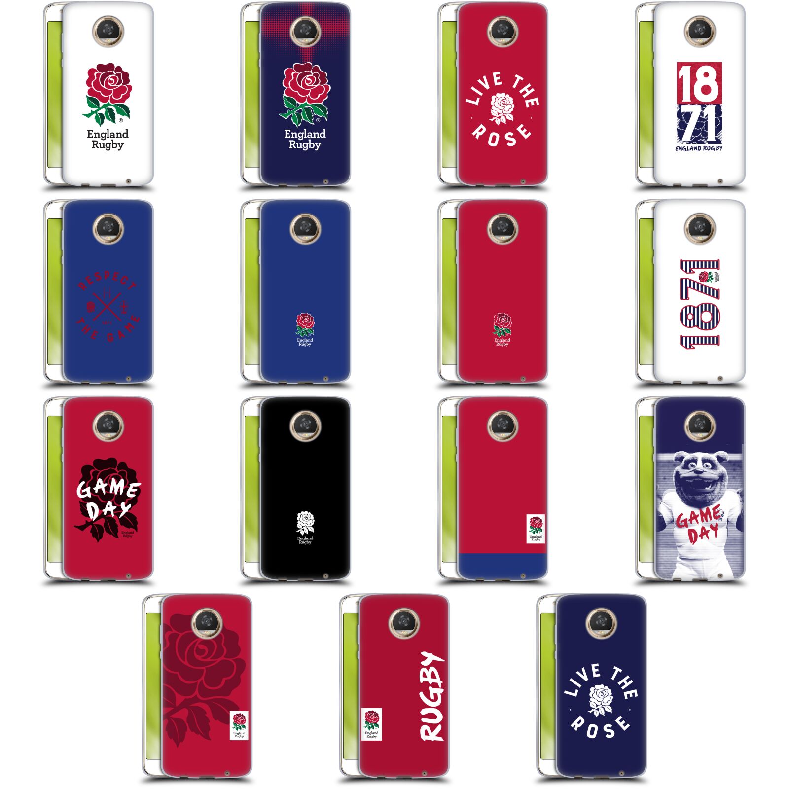 【楽天市場】公式ライセンス England Rugby Union 2016/17 THE ROSE ソフトジェルケース Motorola ...
