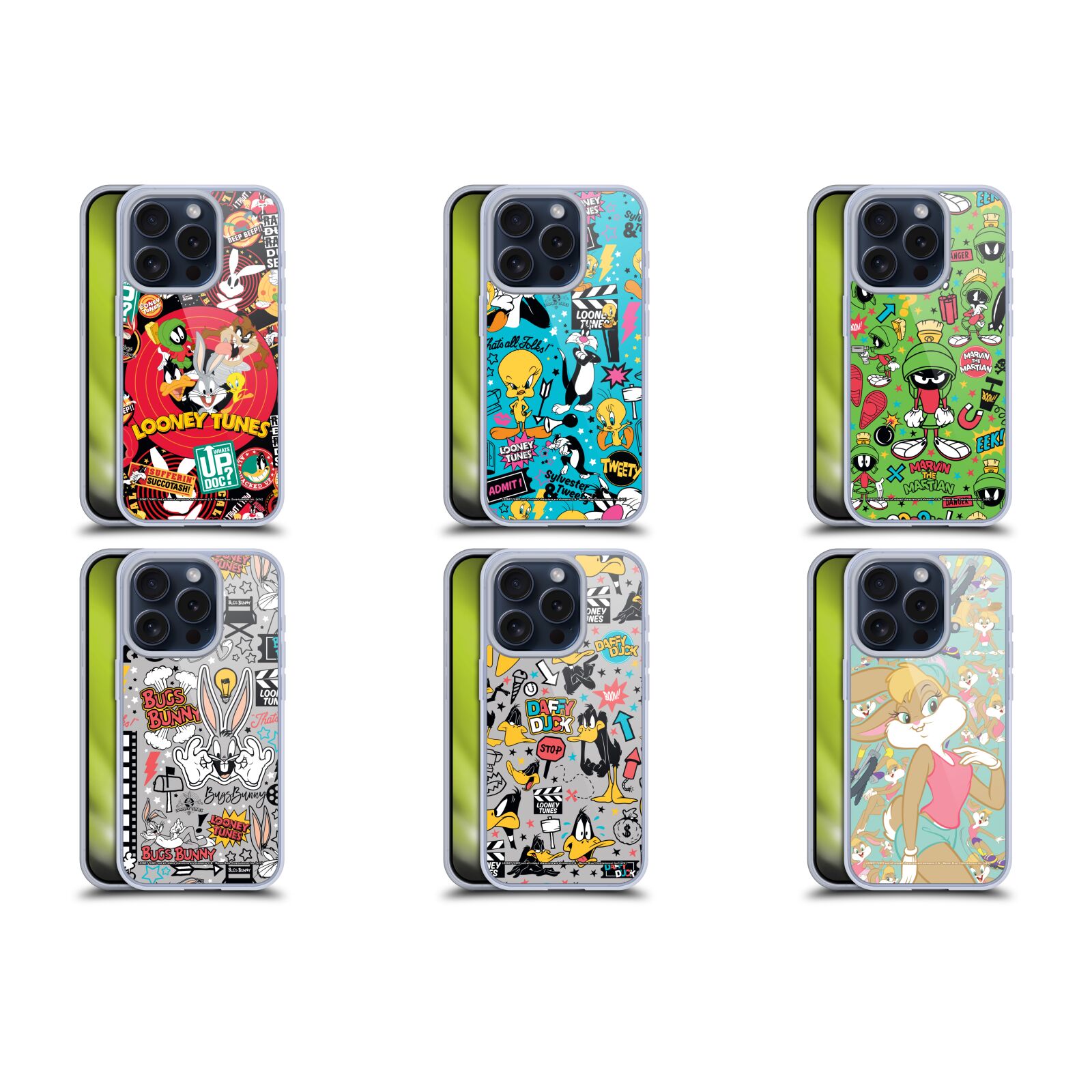 【楽天市場】公式ライセンス Looney Tunes グラフィック＆キャラクターズ ソフトジェルケース Apple iPhone 電話 ...