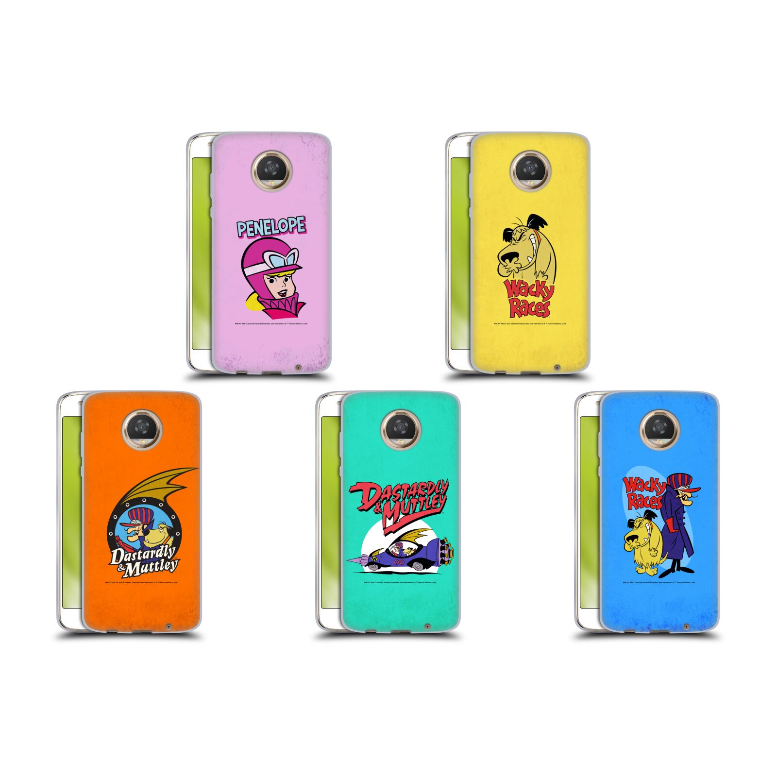 【楽天市場】公式ライセンス Wacky Races クラシック ソフトジェルケース Motorola 電話 スマホケース 全機種対応 グッズ ...