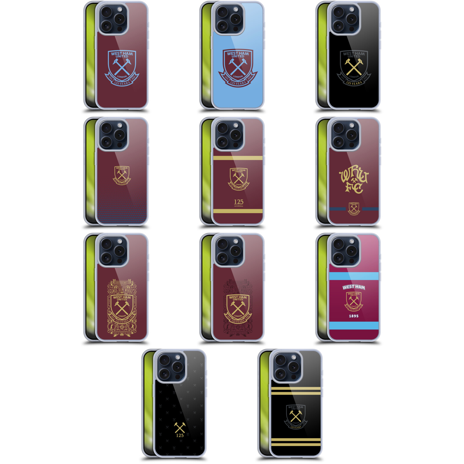 【楽天市場】公式ライセンス West Ham United FC 125 Year アニバーサリー ソフトジェルケース Apple ...