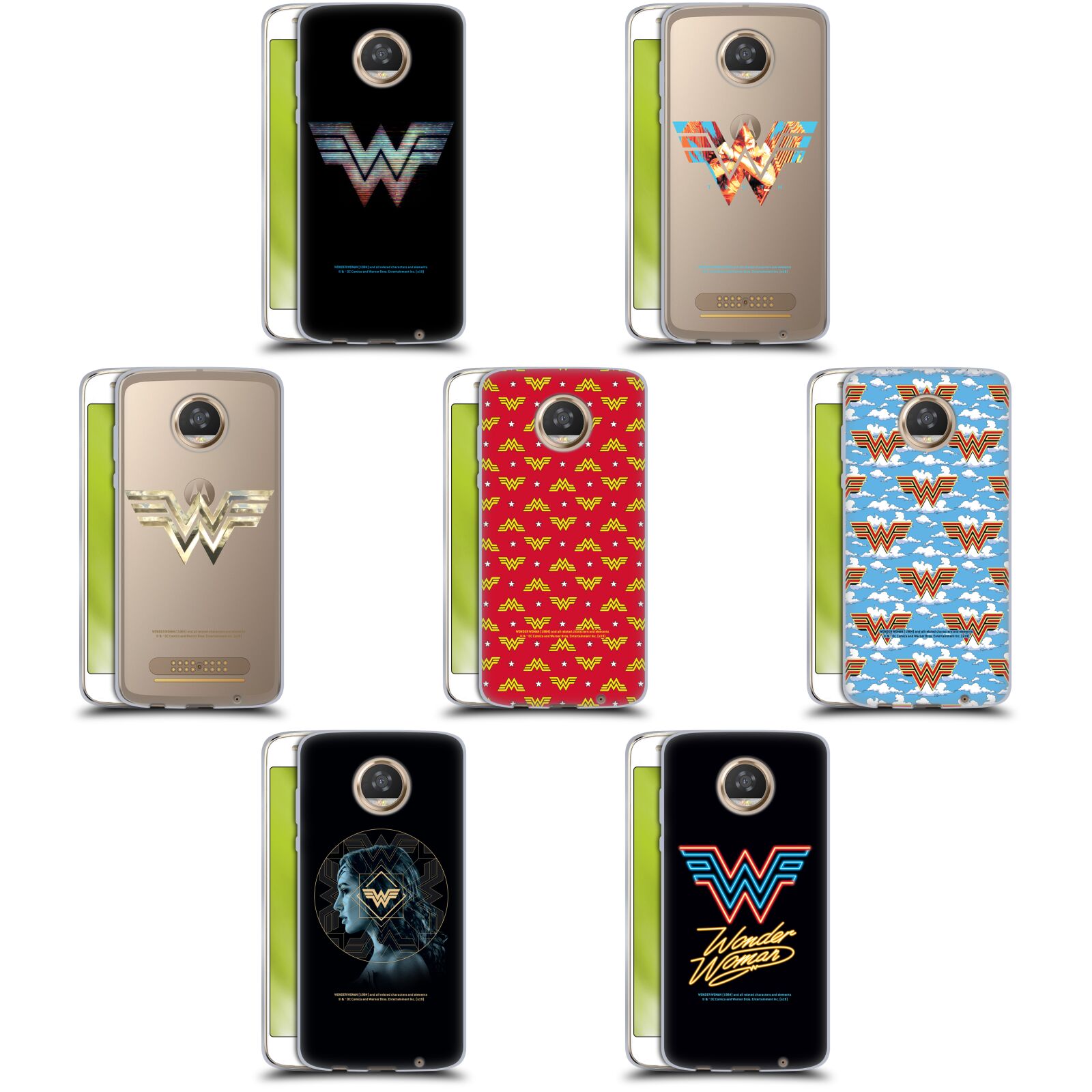 【楽天市場】公式ライセンス Wonder Woman 1984 Logo Art ソフトジェルケース Motorola 電話 スマホケース 全 ...