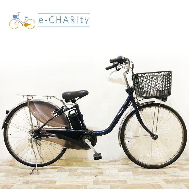 【楽天市場】【大坂・兵庫・京都限定】 電動自転車 ママチャリ パナソニック ビビ DX ネイビー 26インチ KR122 神戸 電動アシスト ...